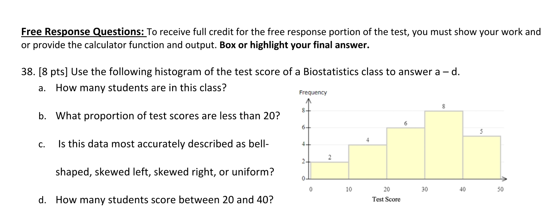 Solved Free Response Questions: To receive full credit for | Chegg.com