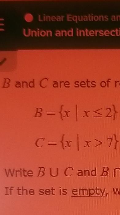 Solved Linear Equations ar Union and | Chegg.com