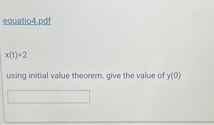Solved dt3d3y(t)−4dt2d2y(t)+3x(t)=dtdx(t)−2y(t)equatio4.pdf | Chegg.com