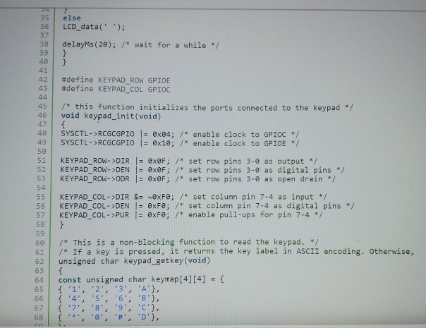 1 2 4. 5 6 7 8 9 10 11 -12 13 14 15 //Displays | Chegg.com