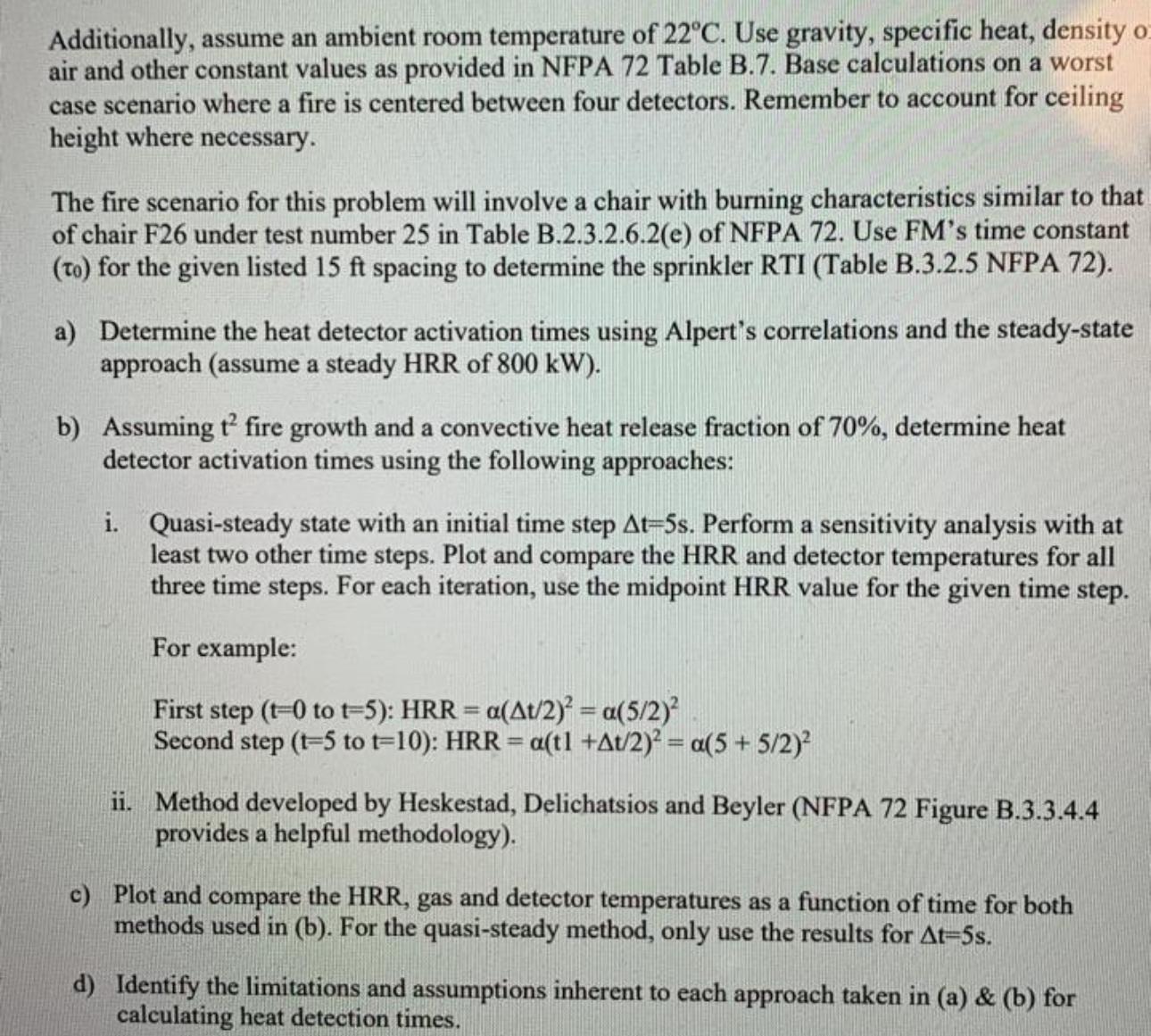 Solved Additionally, assume an ambient room temperature of | Chegg.com