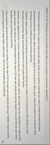 Solved Which of the following most accurately describes your | Chegg.com