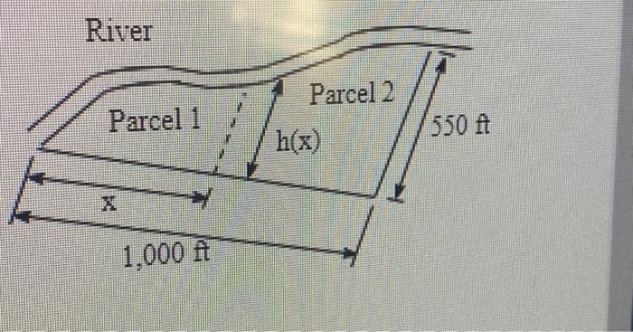 A person wants to purchase both parcels of land shown | Chegg.com