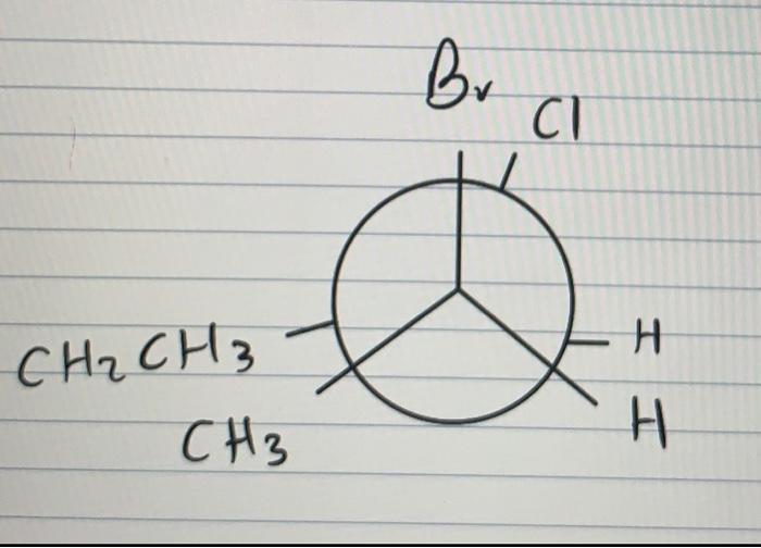 Solved draw the Newman projections for the following | Chegg.com