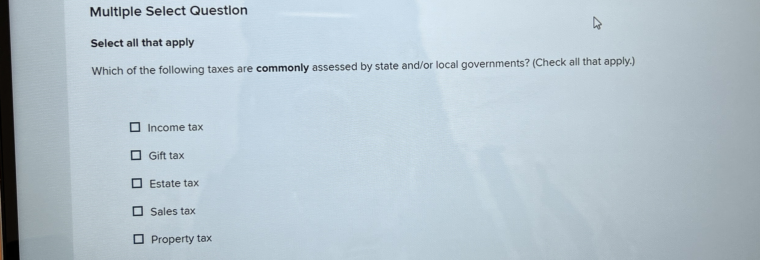 Solved Multiple Select QuestionSelect all that applyWhich of | Chegg.com