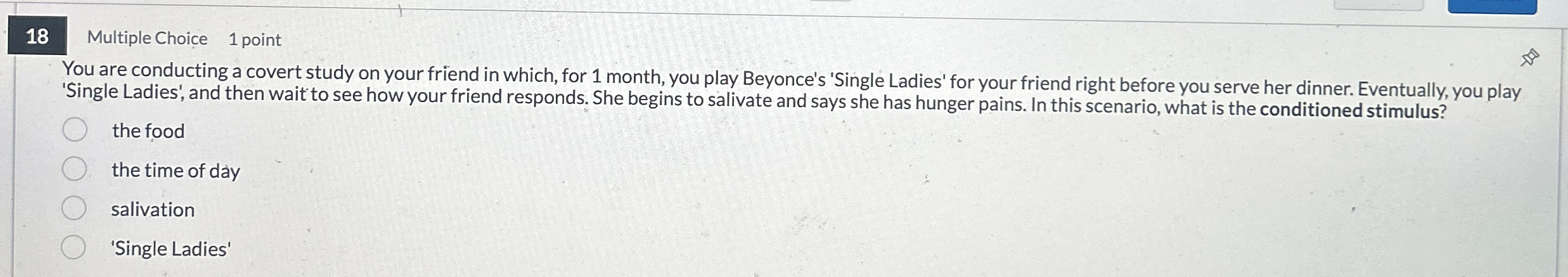 Solved 18Multiple Choice1 ﻿pointYou are conducting a covert | Chegg.com