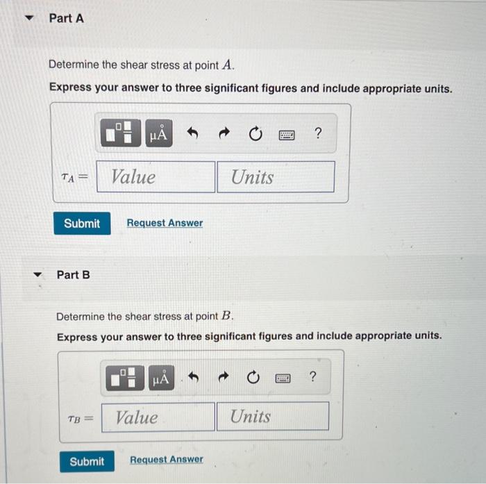 Solved The 50 Mm Diameter Solid Shaft Is Subjected To The