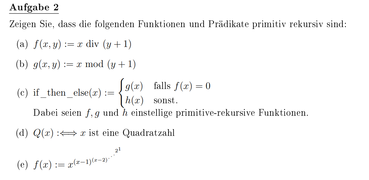 Solved Exercise 2Show that following functions and | Chegg.com