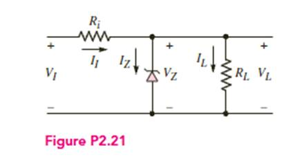 A Zener diode is connected in a voltage regulator | Chegg.com
