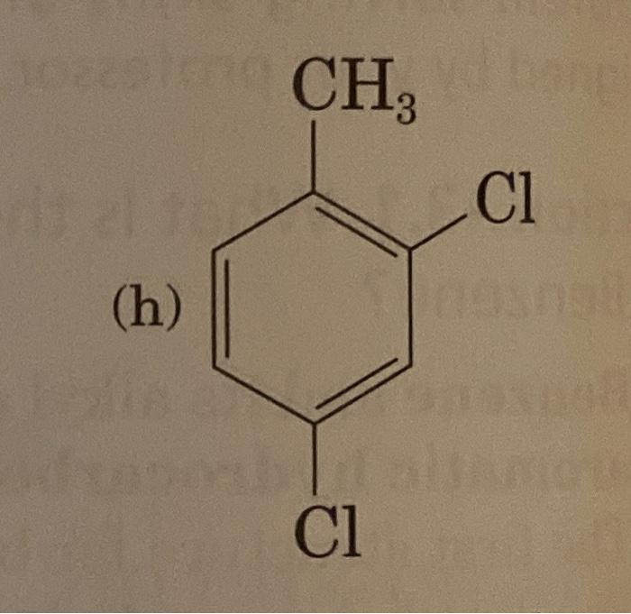 Solved E.14 Name these compounds. NO2 CH3 (a) (b) Br Ci Br | Chegg.com