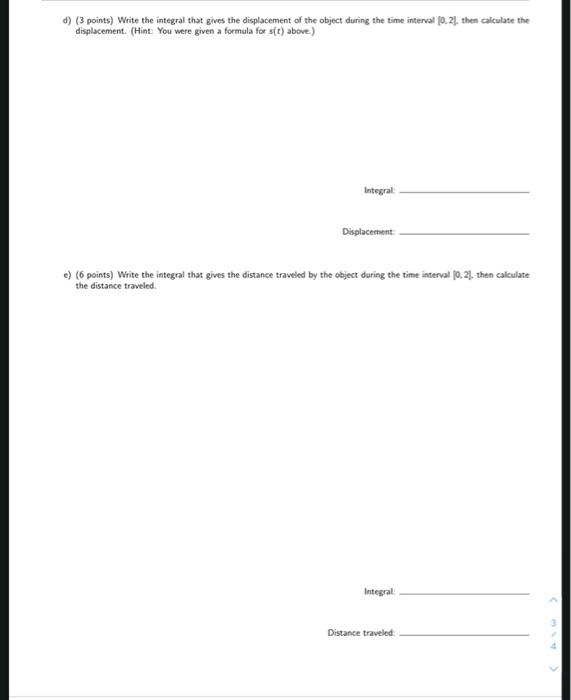 Solved 1) Suppose that an object moving along a straight | Chegg.com