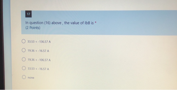 Solved 16 Balanced abc sequence sources, Van = 100