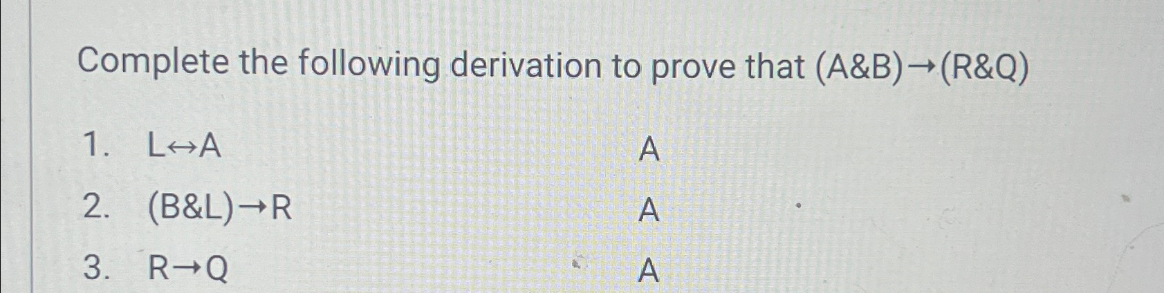 Solved Complete the following derivation to prove that | Chegg.com