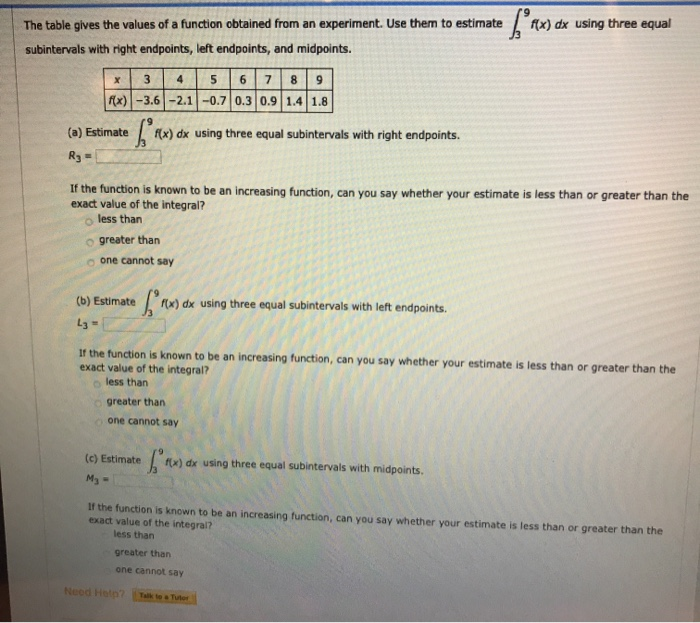 Solved We wish to find R4 = [f(x1) + f(x) + f(x3) + Since | Chegg.com
