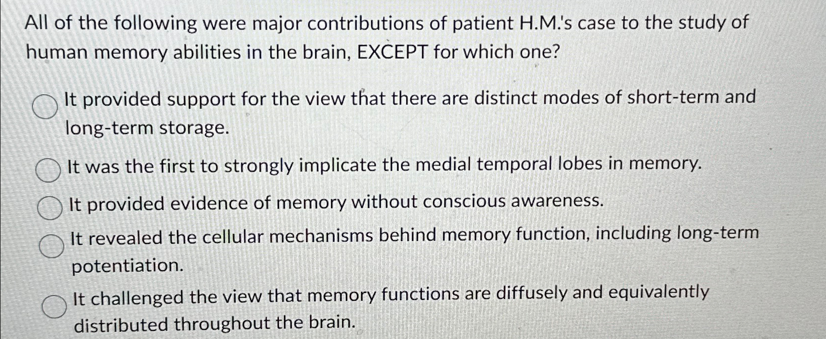 Solved All of the following were major contributions of | Chegg.com