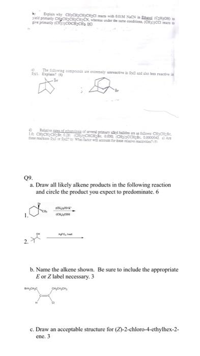 Solved c. Draw an acceptable structure for | Chegg.com