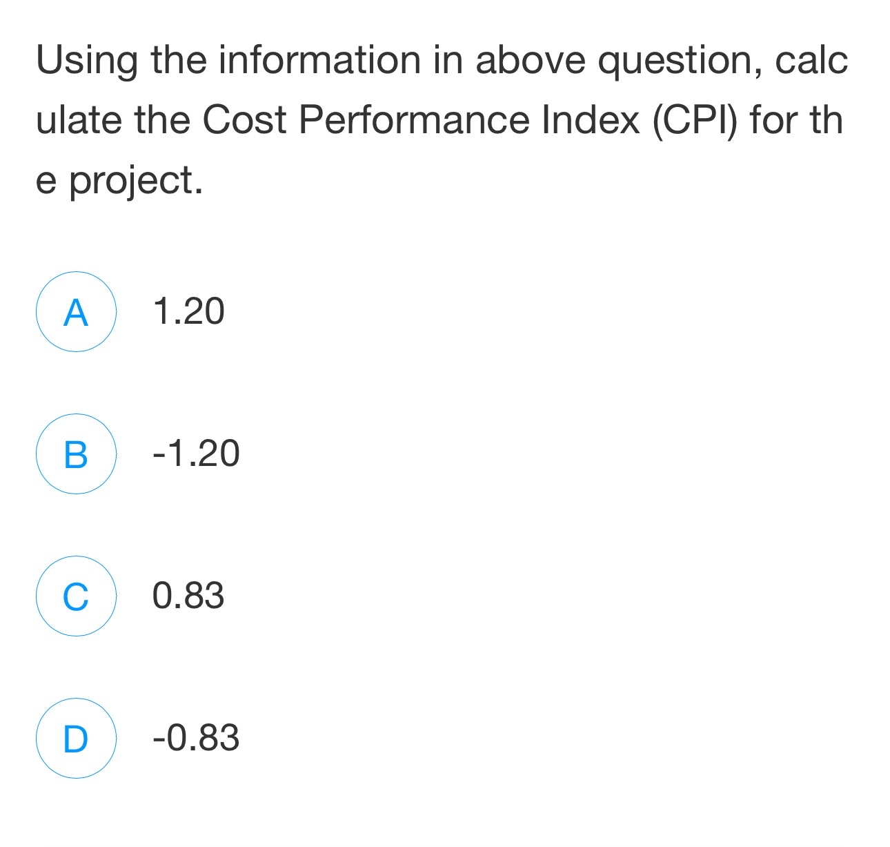 Solved Using the information in above question, calc ulate | Chegg.com