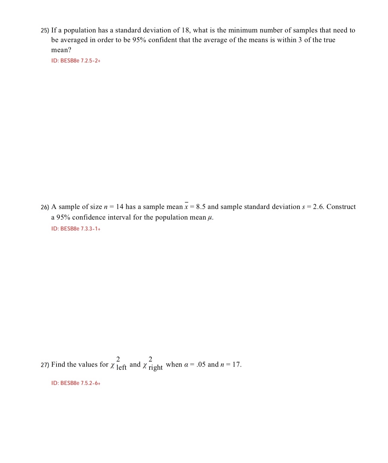 Solved If a population has a standard deviation of 18 , | Chegg.com