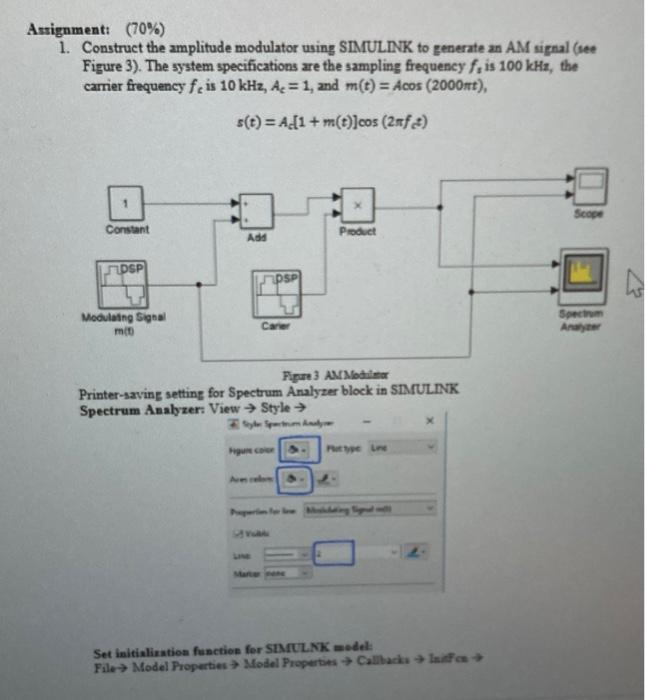 Assignmenti (70\%) 1. Construct the amplitude | Chegg.com