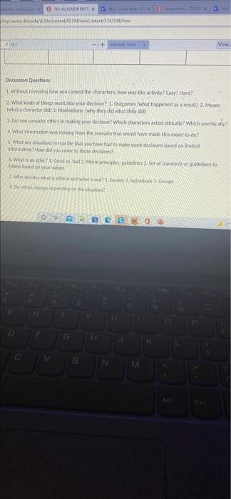 Those questions are about The Alligator River Story - | Chegg.com