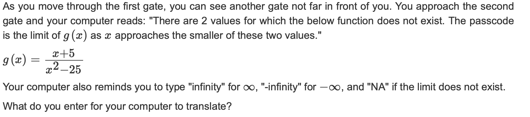 Solved As you move through the first gate, you can see | Chegg.com