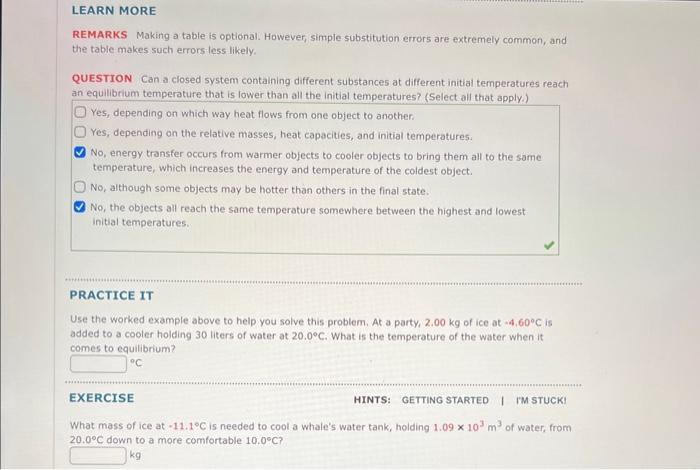 Solved REMARKS Making a table is optional. However, simple | Chegg.com