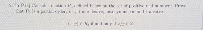 Solved 2. [5Pts ] Consider relation R3 defined below on the | Chegg.com