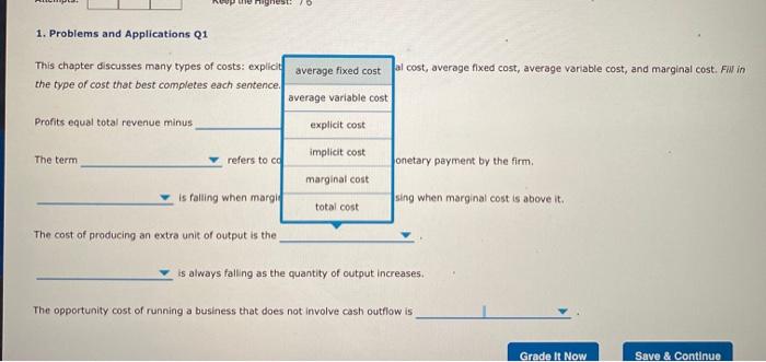 Solved Attempts: Keep the Highest: /6 1. Problems and | Chegg.com