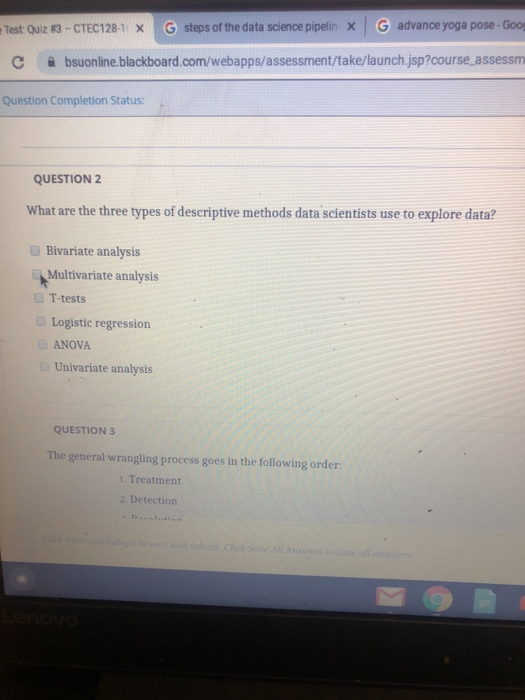 Solved * Question Completion Status: QUESTION 1 Arrange the | Chegg.com