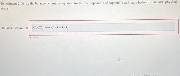 Solved Suppose a student repeats Experiment 1 using | Chegg.com