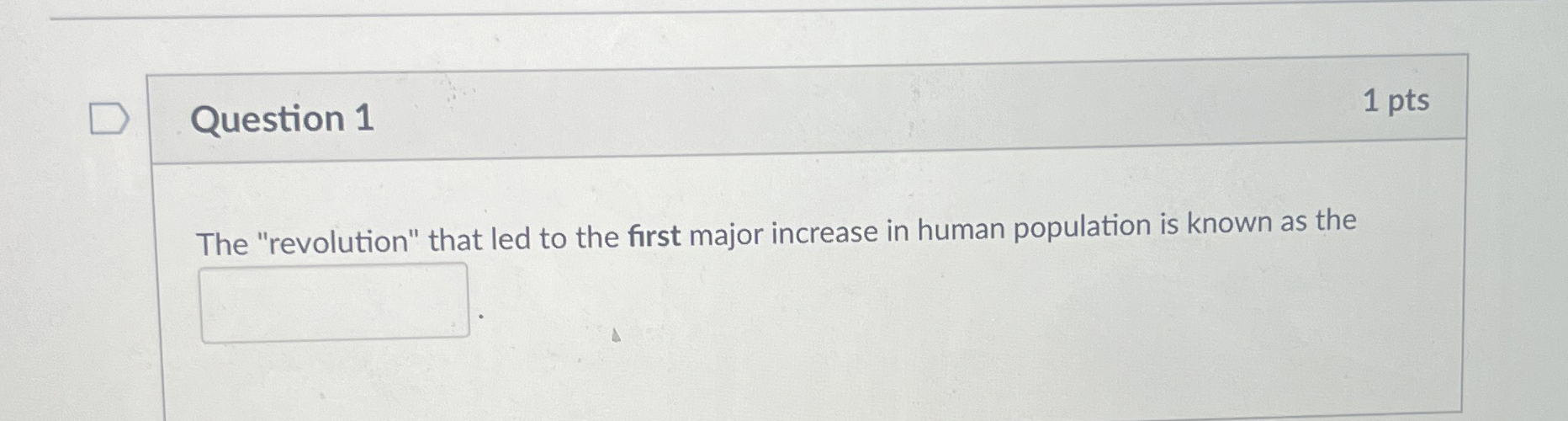 Solved Question 11 ﻿ptsThe "revolution" that led to the | Chegg.com