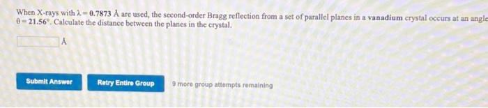 Solved The metal vanadium crystallizes in a body centered | Chegg.com