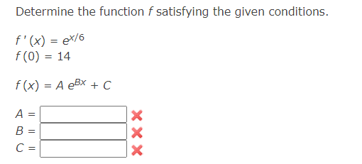 Solved Determine the function f ﻿satisfying the given | Chegg.com
