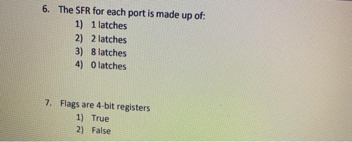 Solved 8. Difference in microcontrollers and microprocessors | Chegg.com