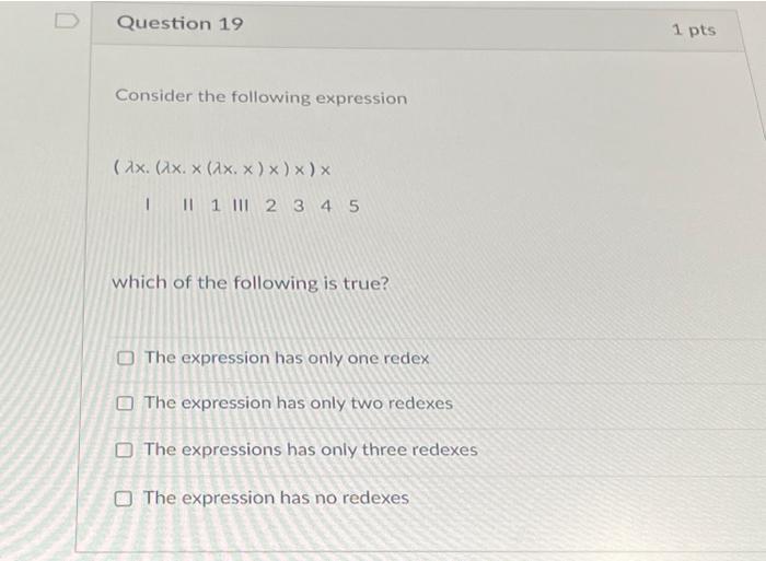 Solved Consider the following λ-term (remember expressions | Chegg.com