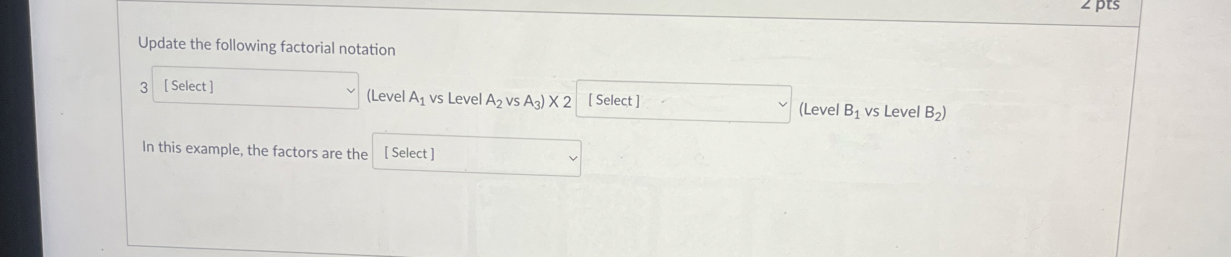 Solved Update the following factorial notation3 (Level A1 | Chegg.com