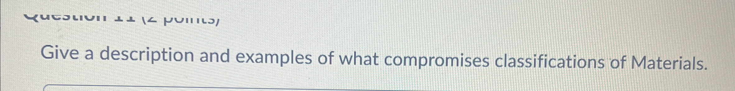 Solved Give a description and examples of what compromises | Chegg.com