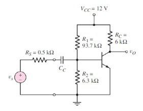 Solved 2. Determine the small signal voltage gain, input | Chegg.com