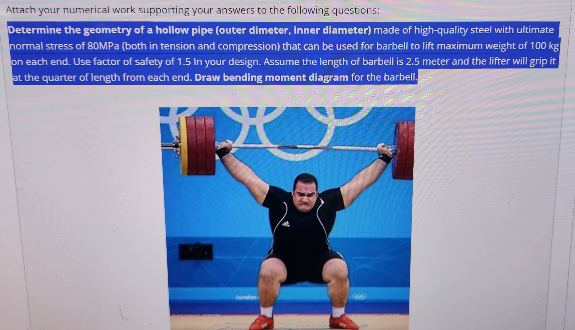 Solved Attach your numerical work supporting your answers to | Chegg.com