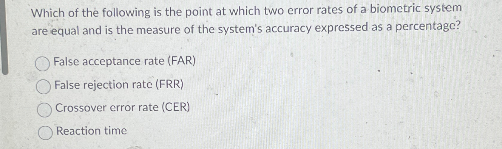 Solved Which of the following is the point at which two | Chegg.com