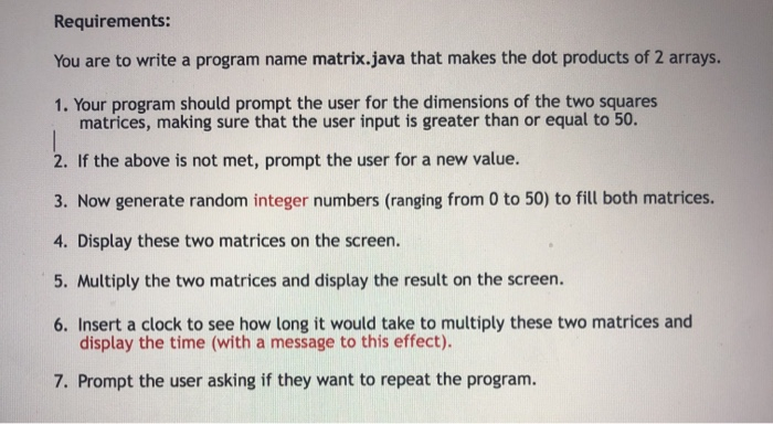 Solved Requirements: You are to write a program name | Chegg.com
