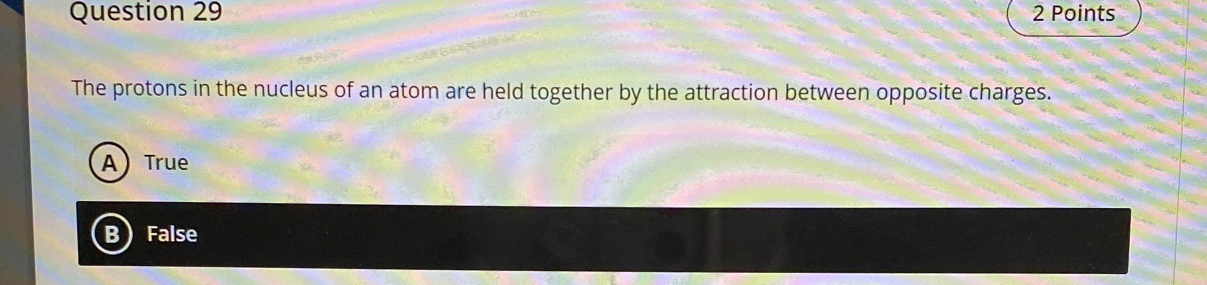 Solved Question 292 ﻿PointsThe protons in the nucleus of an | Chegg.com