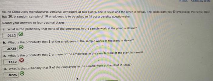 Solved Axline Computers manufactures personal computers at | Chegg.com