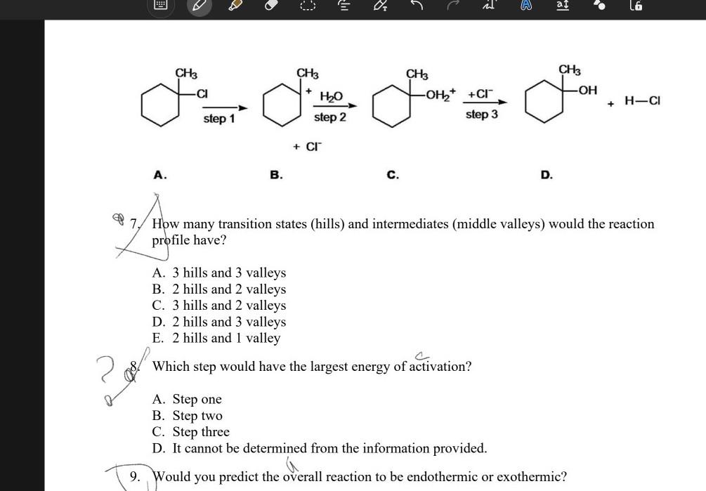 Solved lul al CH3 CH3 CH3 H2O CH3 -OH CI OH2+ +Cr step 3 | Chegg.com
