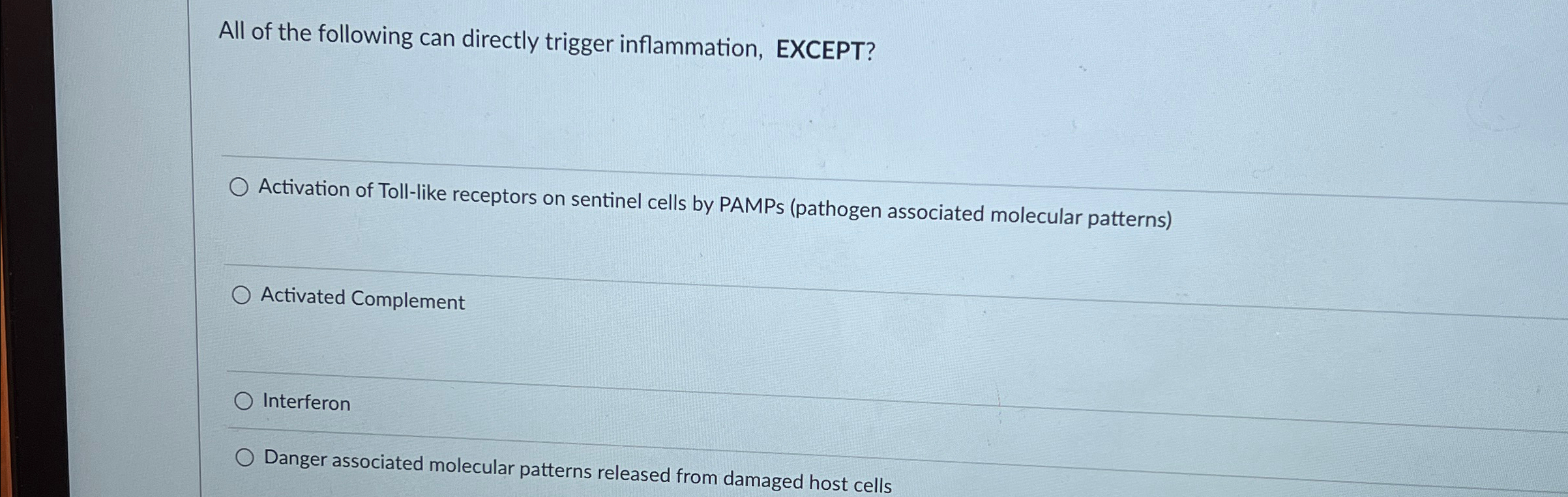 Solved All of the following can directly trigger | Chegg.com