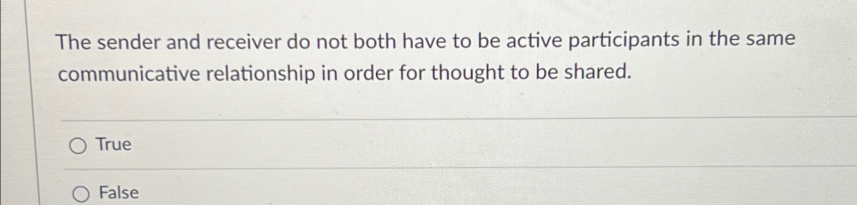 Solved The sender and receiver do not both have to be active | Chegg.com