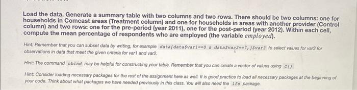 Solved Variable Name Description \begin{tabular}{cc} \hline | Chegg.com