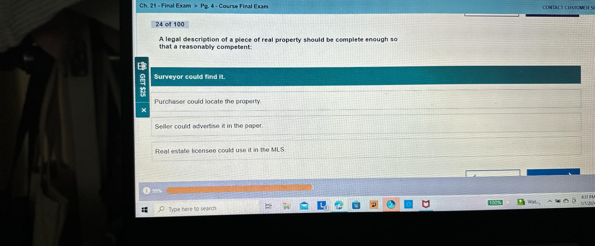 Solved Ch. 21 - ﻿Final Exam > ﻿Pg. 4 - ﻿Course Final | Chegg.com