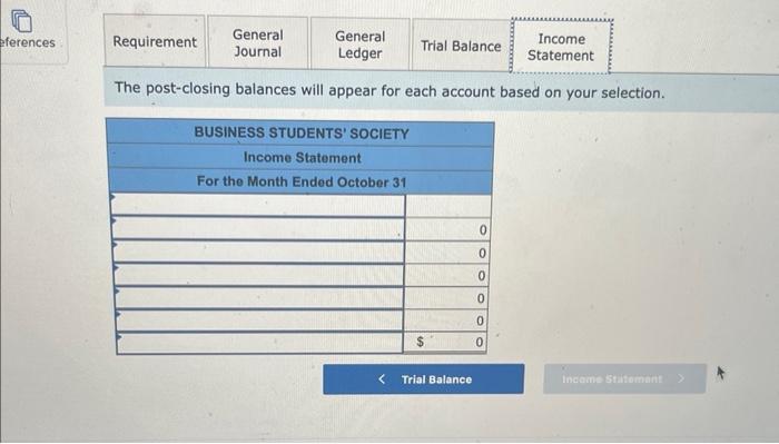 Solved a. On October 1, the Business Students' Society (BSS) | Chegg.com