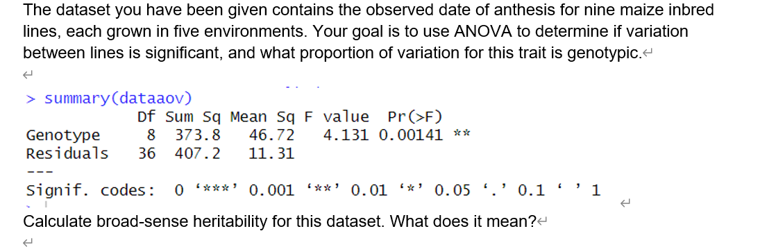 Solved The dataset you have been given contains the observed | Chegg.com